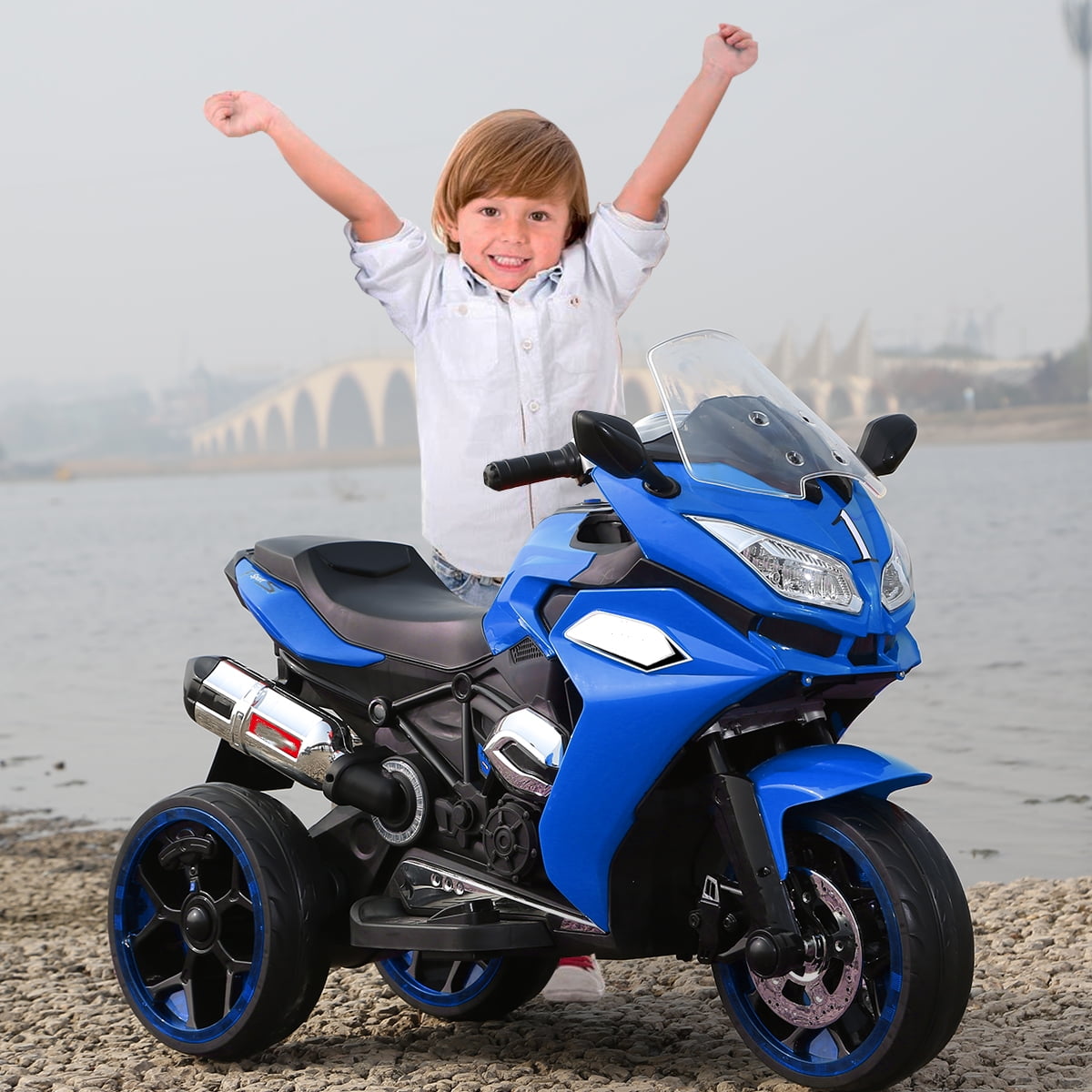 TAMCO 12V Kids Motorcycle Battery Powered Ride On Motorcycle With Music ...