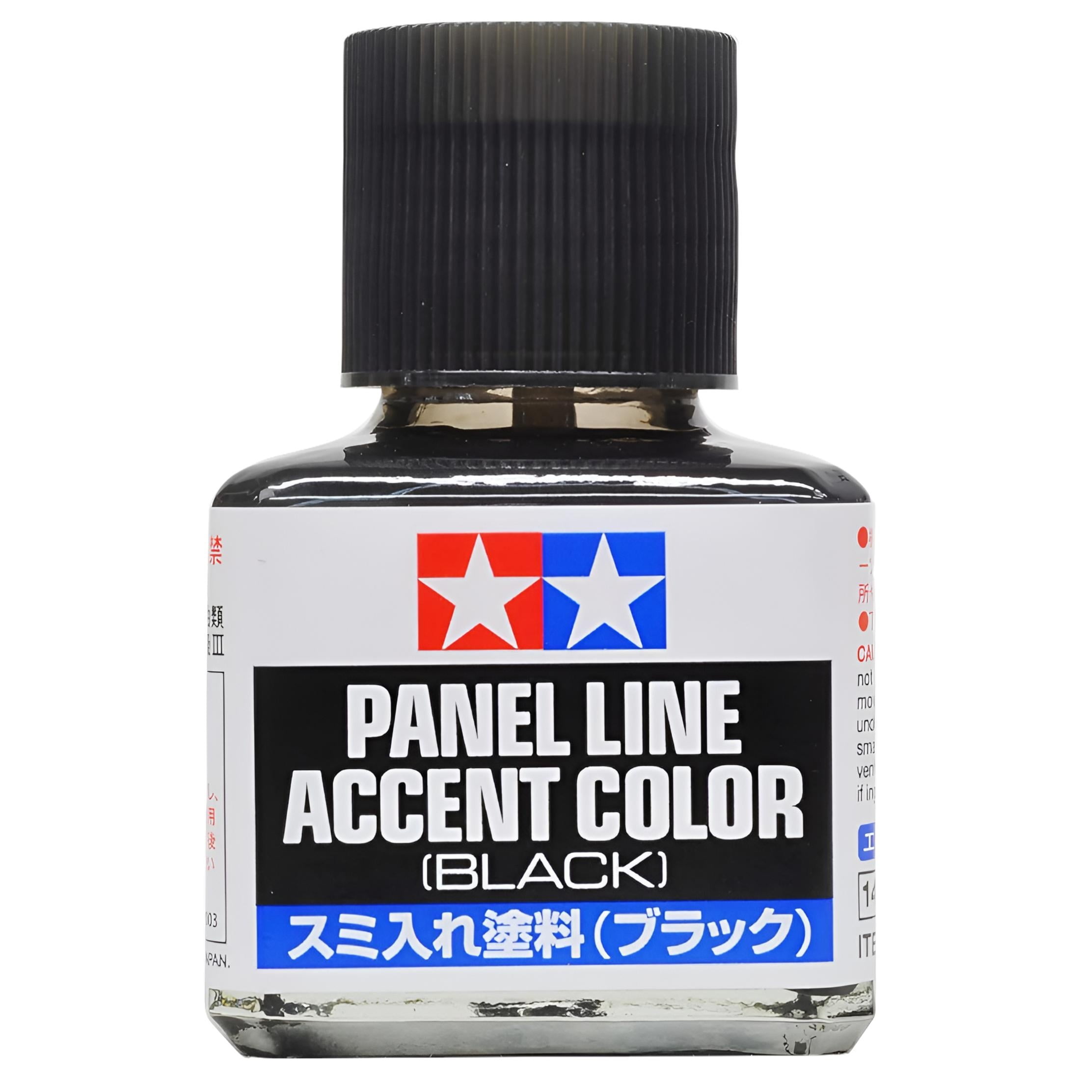 Tamiya Panel Line Accent Color Black, 40mL Enamel Paint for Model ...