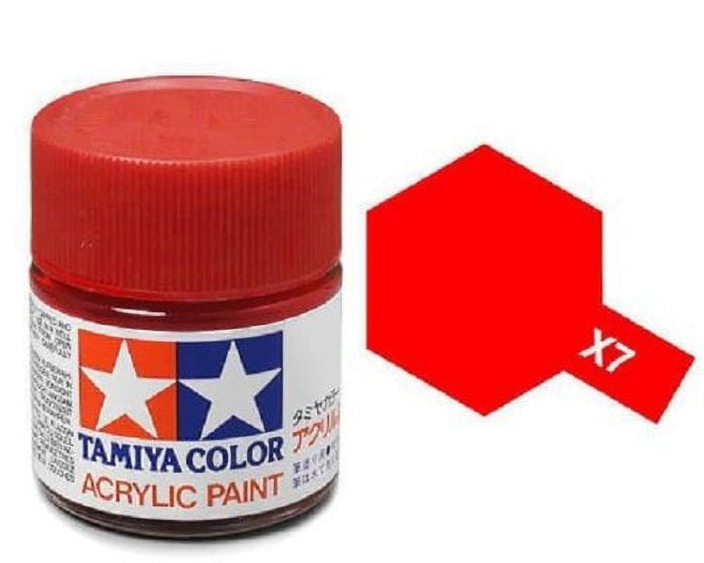 TAMIYA Red X-7 Acrylic Paint 10 Ml - Walmart.com