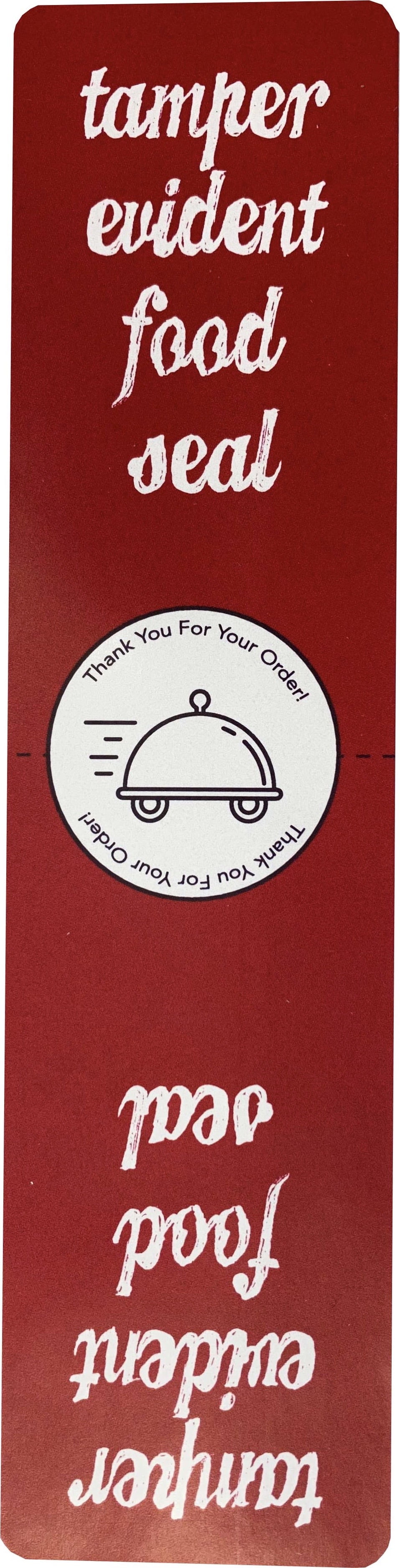 "TAMPER EVIDENT FOOD SEAL" Food Safety Labels | 1.5 x 6" Inch | 500 ...