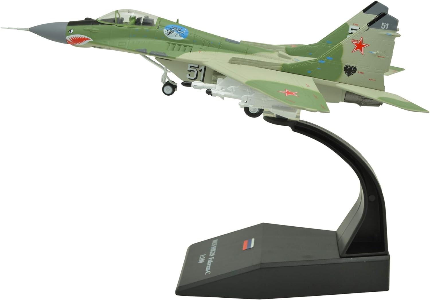 TANG DYNASTY 1:100 MiG-29 Fighter Attack Metal Plane Model,Russian Air Force 1991, Military ...
