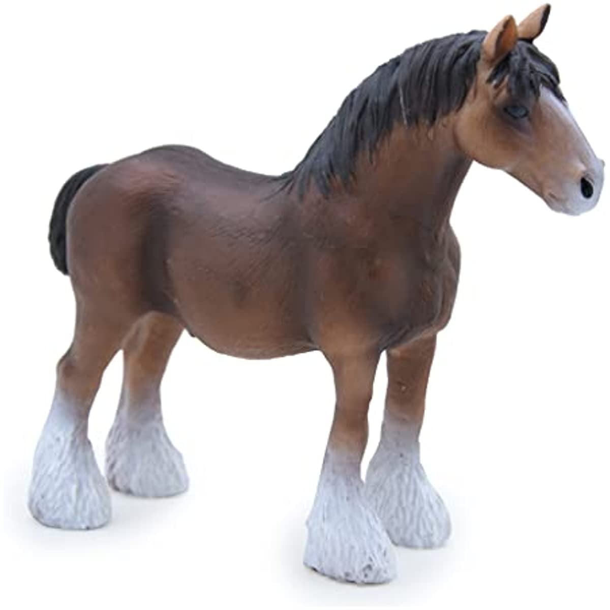 TANG DYNASTY Realistic Animal Figures Playset,Clydesdale Stallion Horse ...