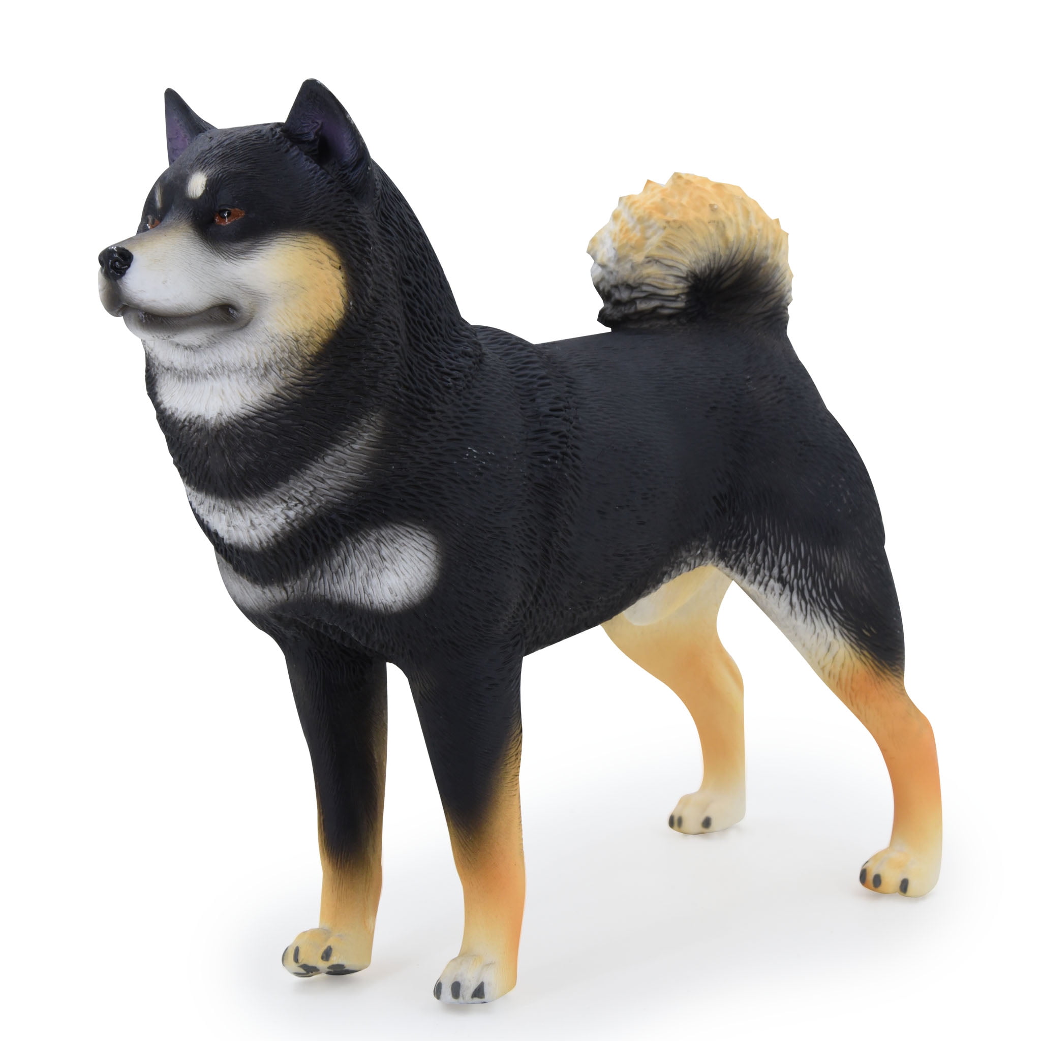 TANG DYNASTY Realistic Animal Figures,Shiba Inu Figurines,6.8inch Large ...
