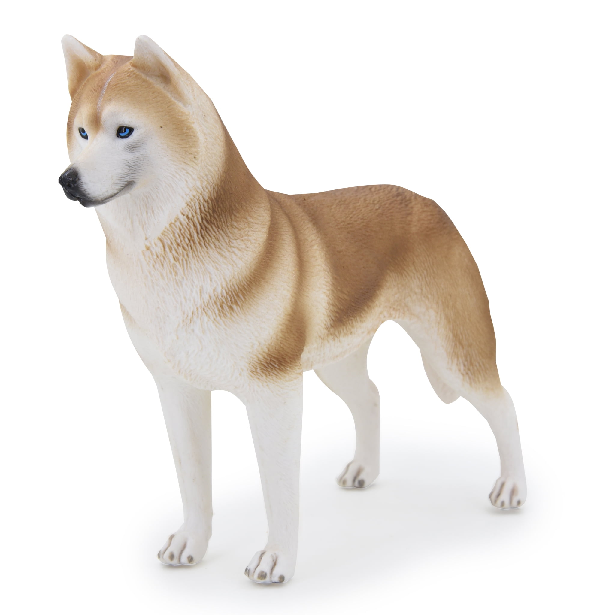 TANG DYNASTY Realistic Animal Figures,Siberian Husky Figurines,6.8inch ...