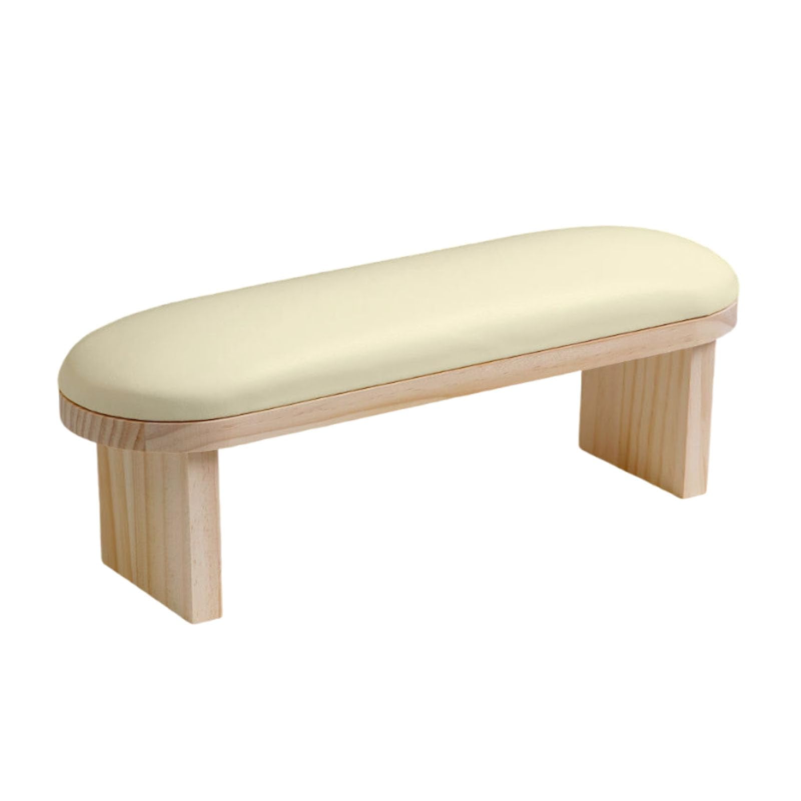 TANG SONG Extra High Wooden Base Sponge Manicure Hand Rest Pillow ...
