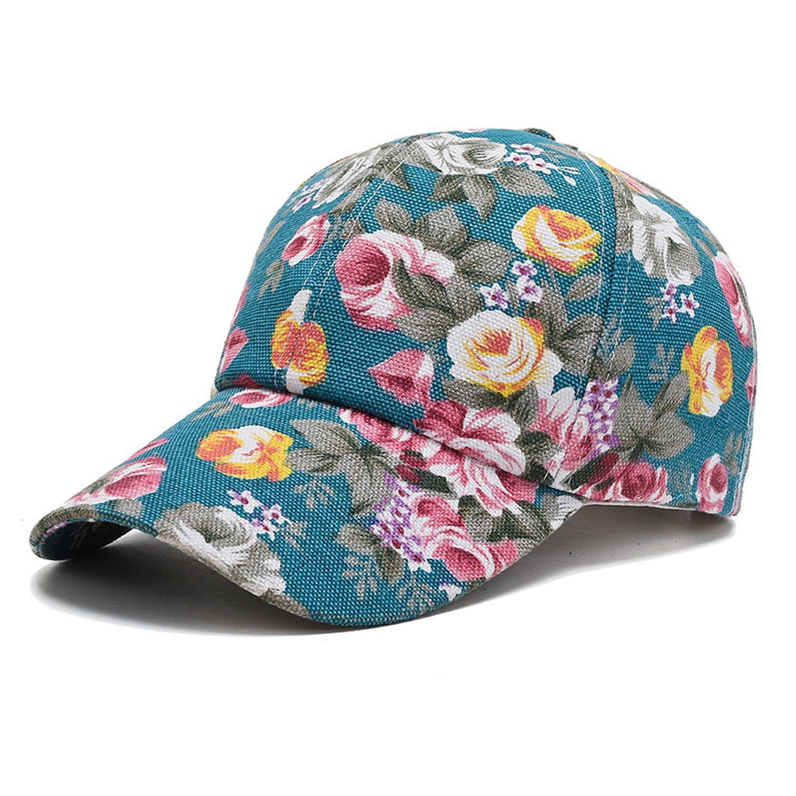 TANGNADE Baseball Hats for Women Peony Color Cap Casual Trend Duck ...