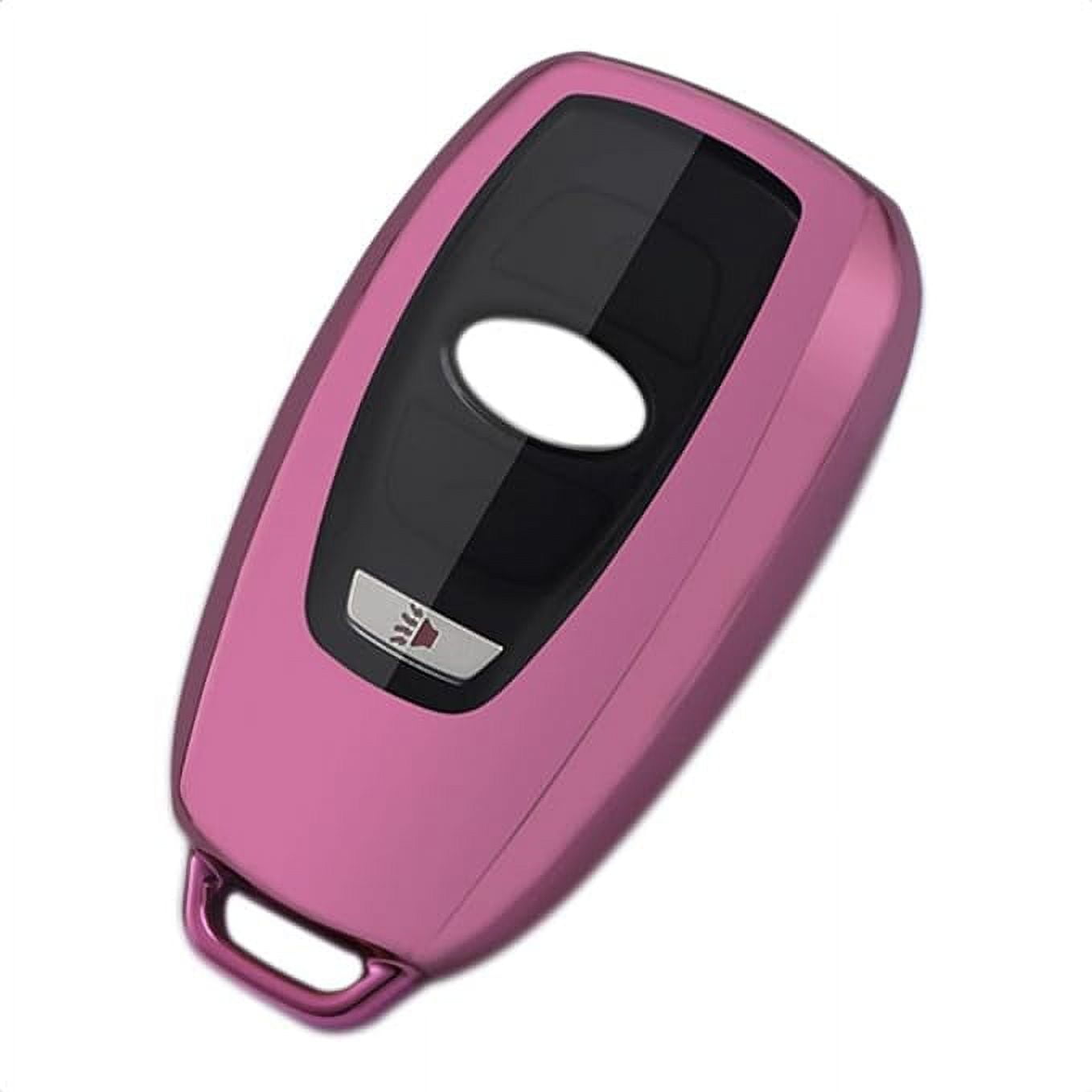 TANGSEN Smart Key Fob Case Pink TPU Protective Cover Compatible with ...