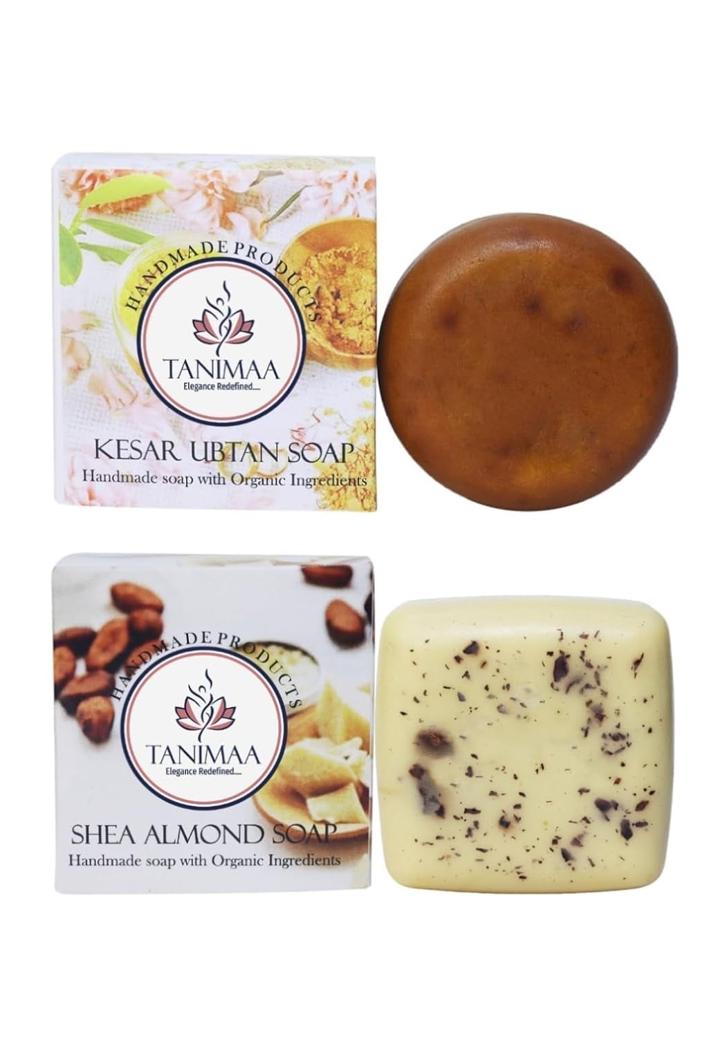 TANIMAA Kesar Ubtan Shea Butter Premium Bathing Soaps Chemical Free Non ...