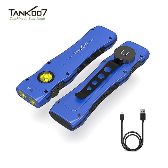 TANK007 WF02 EDC Dual Light Source Portable Flashlight - Walmart.com