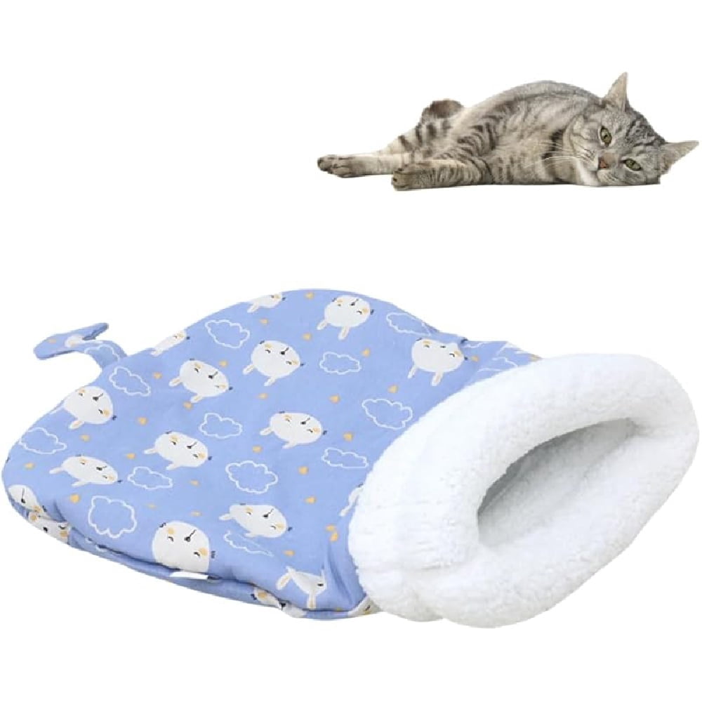 TANMAO Cat Sleeping Bag for Indoor Cats Cozy Cat Winter Sleeping Bag ...
