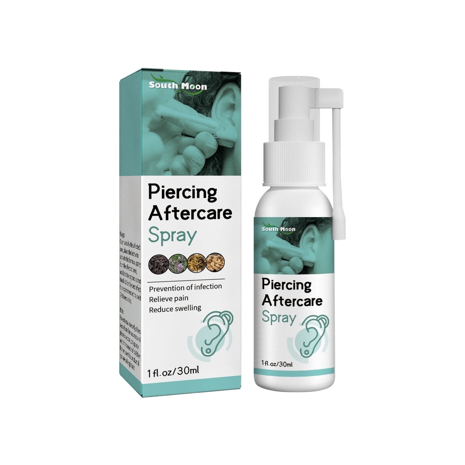 TANMAO Ear Hole Care Spray Ear Cleaning Anti-Clogging Pain Relief Odor ...