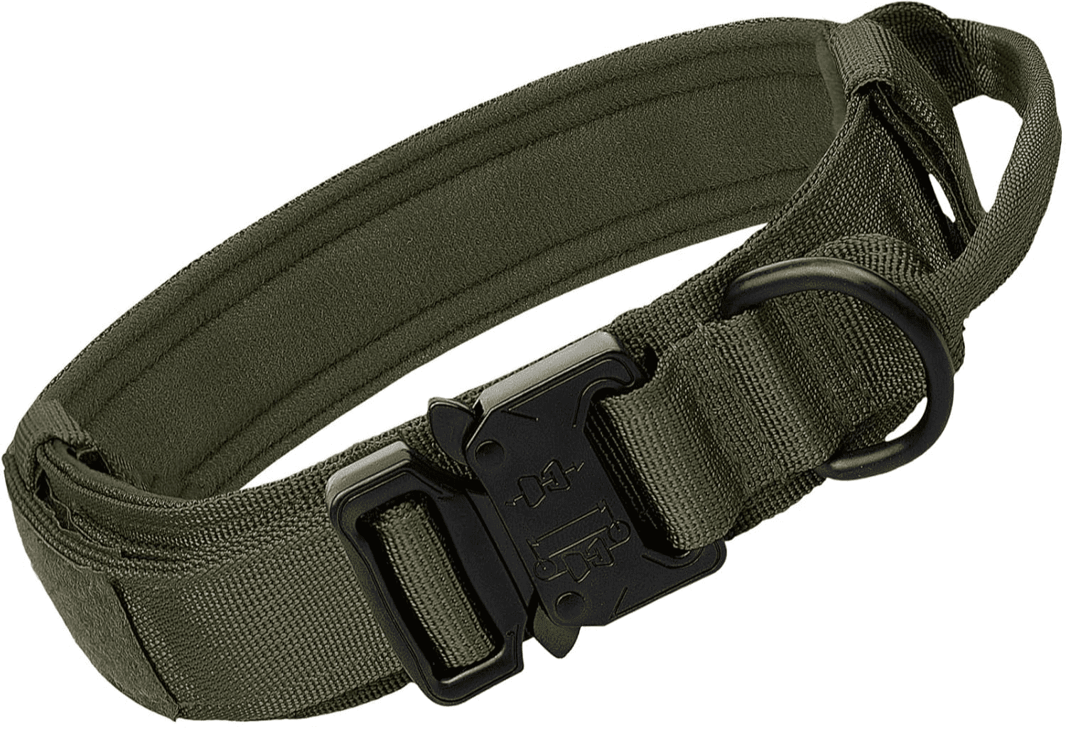 TANMAO Tactical Dog Collar with Handle, Heavy Duty Military Dog Collar ...