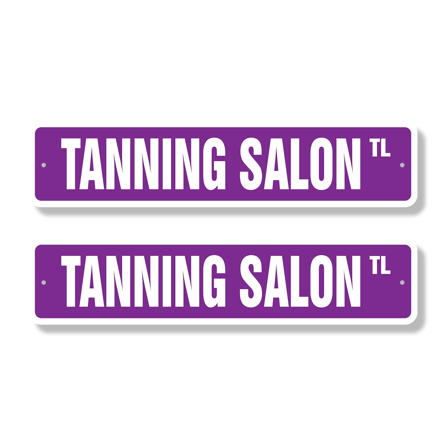 TANNING SALON Classic Street Sign (2 Pack) bed spray tan lotion lamps ...