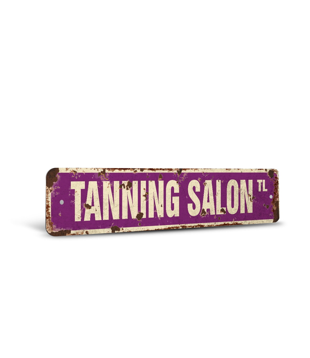 TANNING SALON Vintage Style Rustic Street Sign – Bed Spray Tan Lotion ...