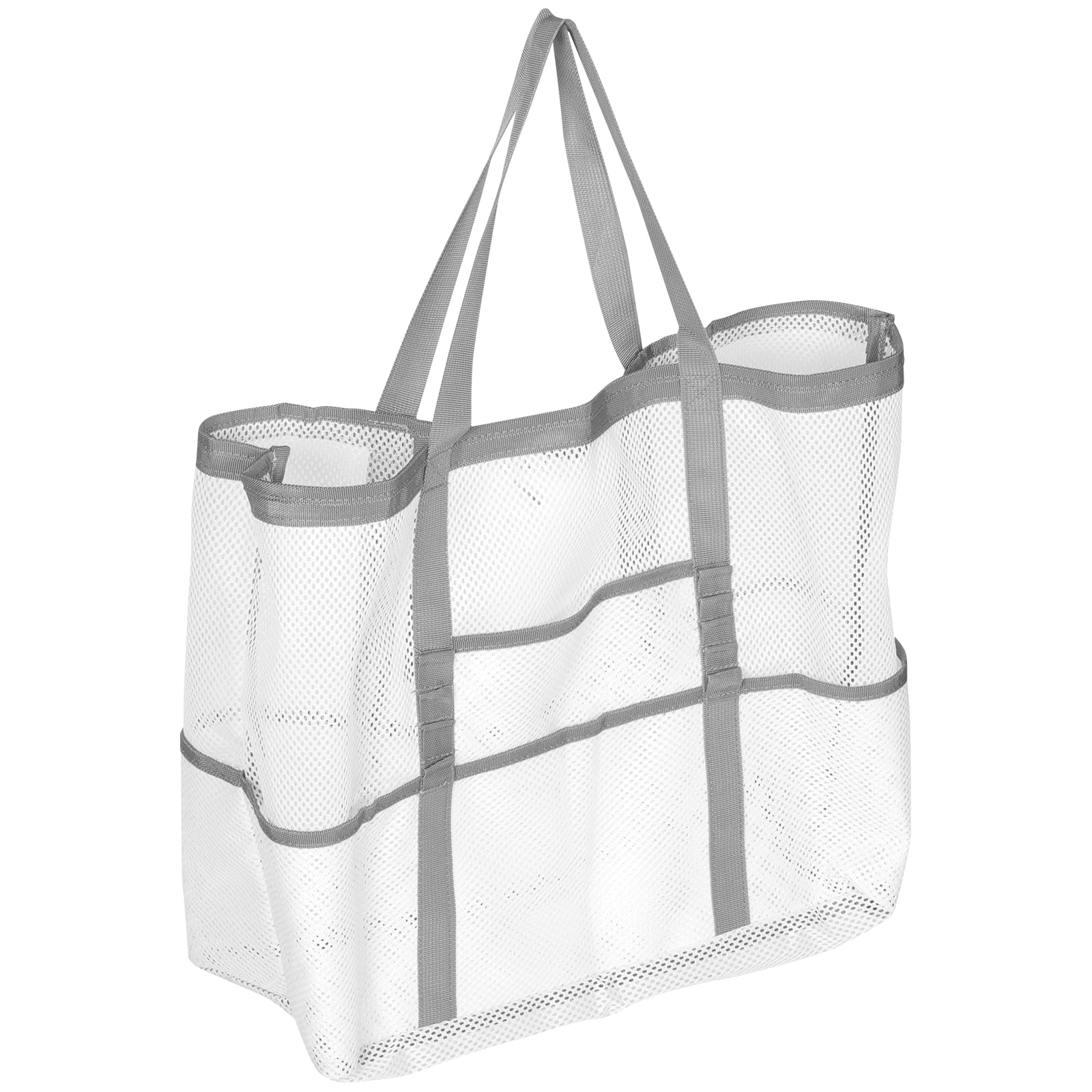 Nicehomfit Portable White Beach Bag with Handle for Swimming and ...