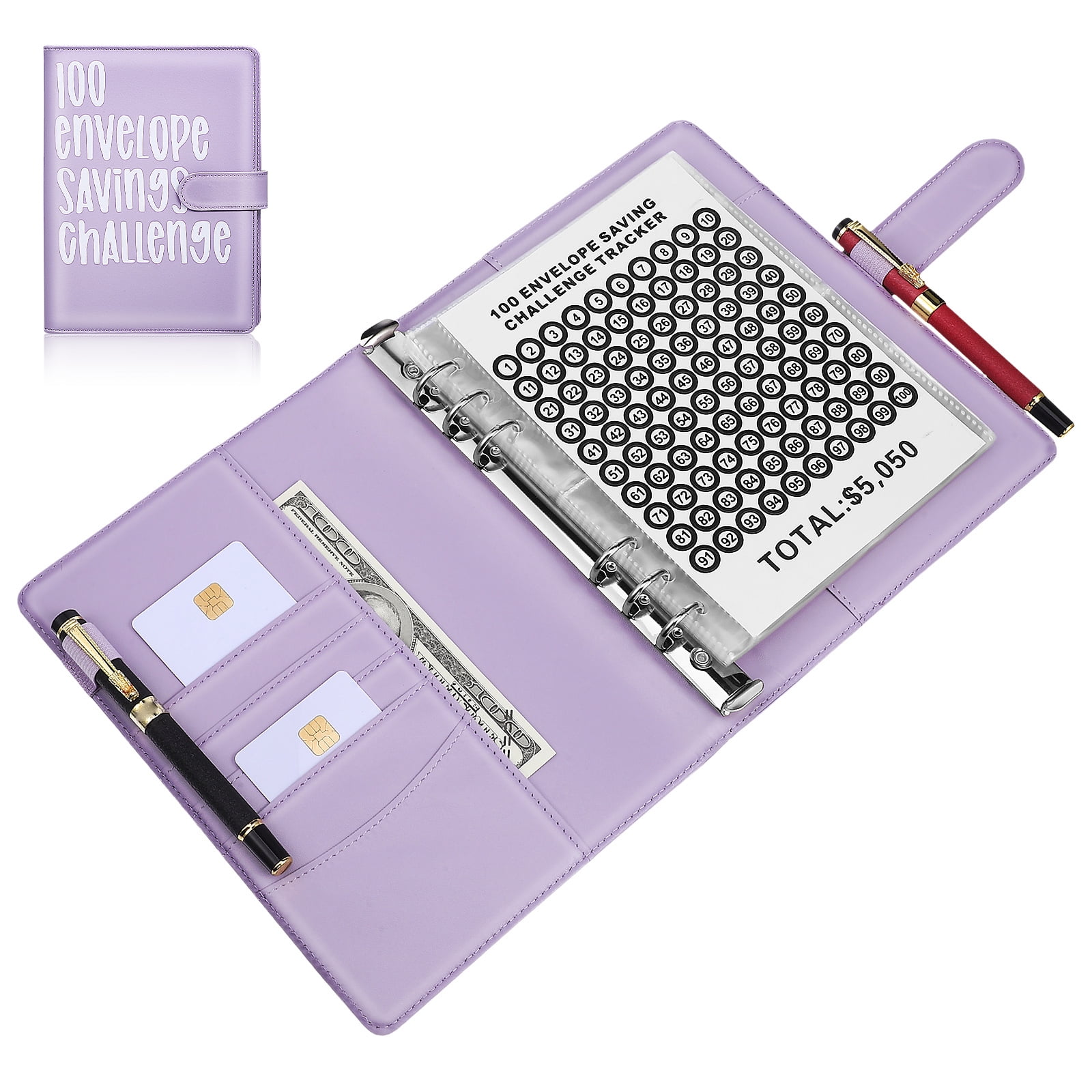 TANOM Money Saving Ledger Book with Envelopes 9.20''x6.88''x 0.39 ...