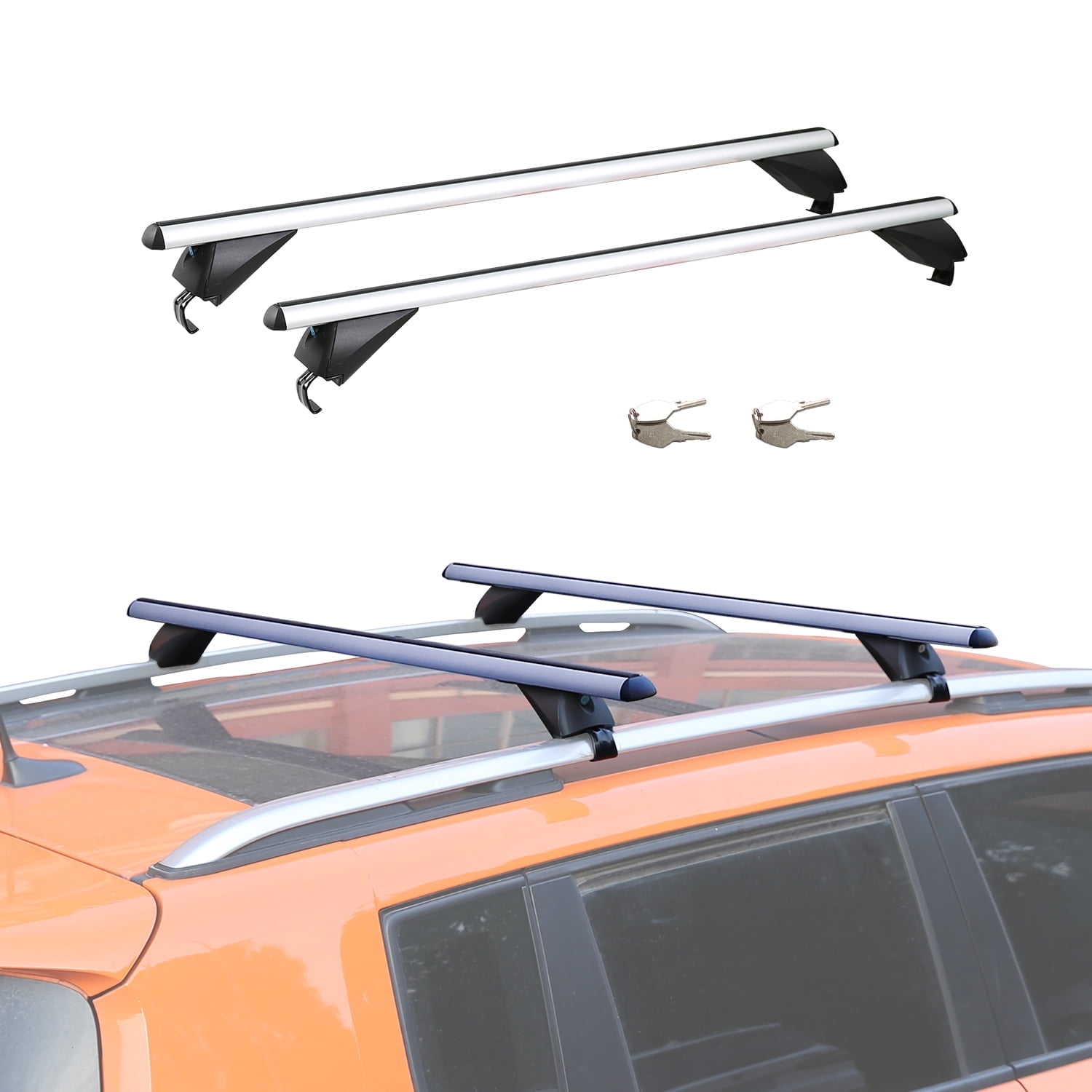 TANX Car Roof Rack Cross Bars with 2Locks，Universal Roof Rack Cross ...