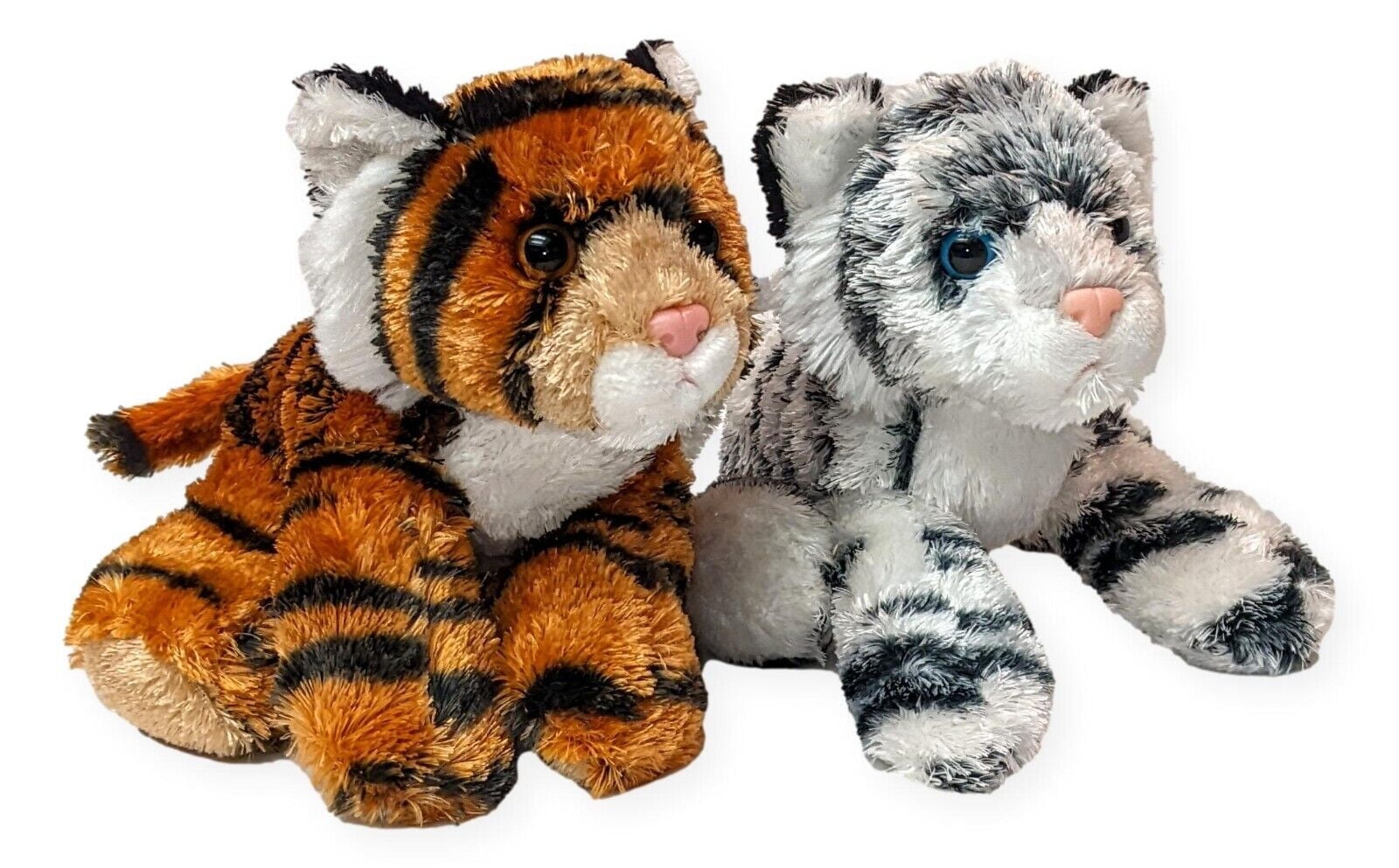 Aurora's Cute TANYA TIGER & SHAZAM WHITE TIGER Mini Flopsie 8" Soft Toy ...