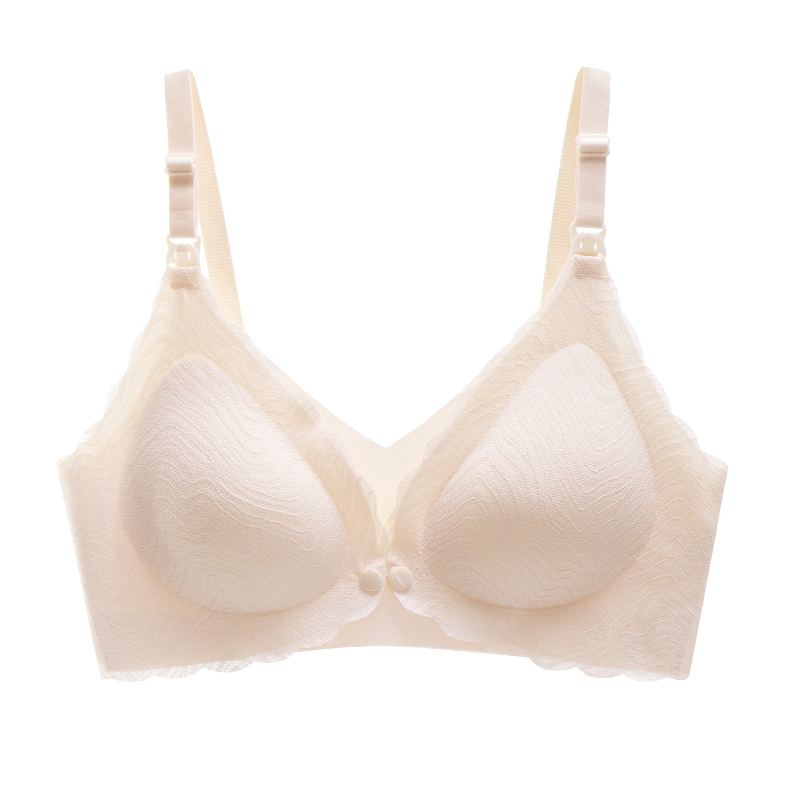 TANYSU Women's Bra Wireless Maternity Seamless Front Buckle ...
