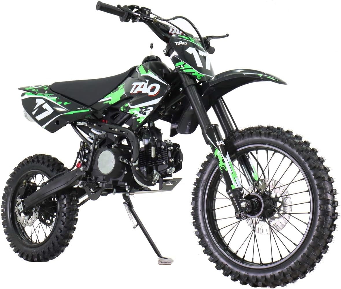 TAO MOTOR 125cc DB-17 Kids Dirt Bike, Kick Start, 17inch Front & 14inch ...