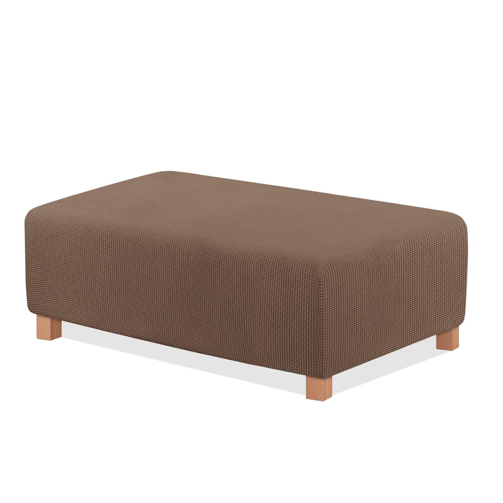 TAOCOCO Stretch Ottoman Cover, Rectangular Slipcover, Elastic Bottom ...