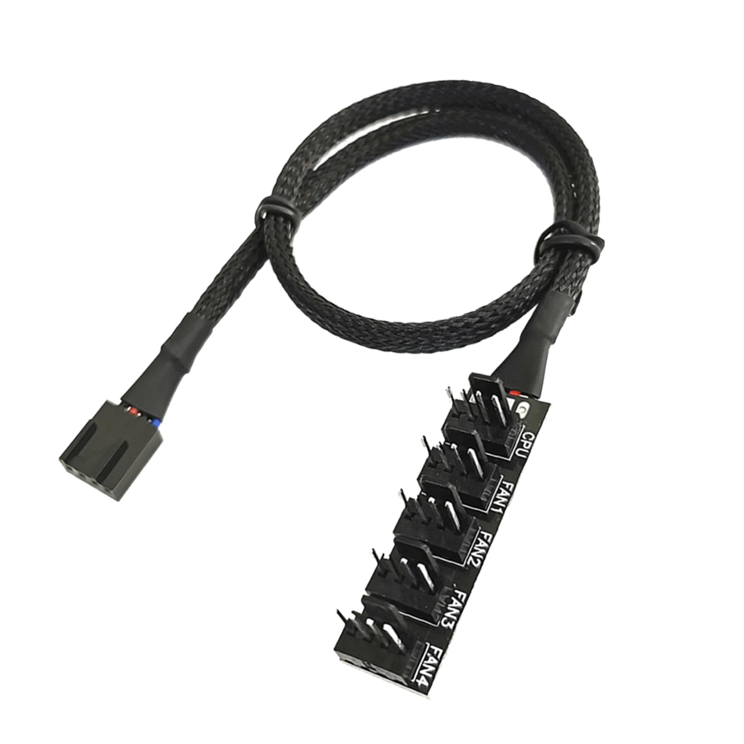TAODAN 4 Pin PWM RRF12 1 to 5 Splitter Fan Power Extension Cable Fan ...