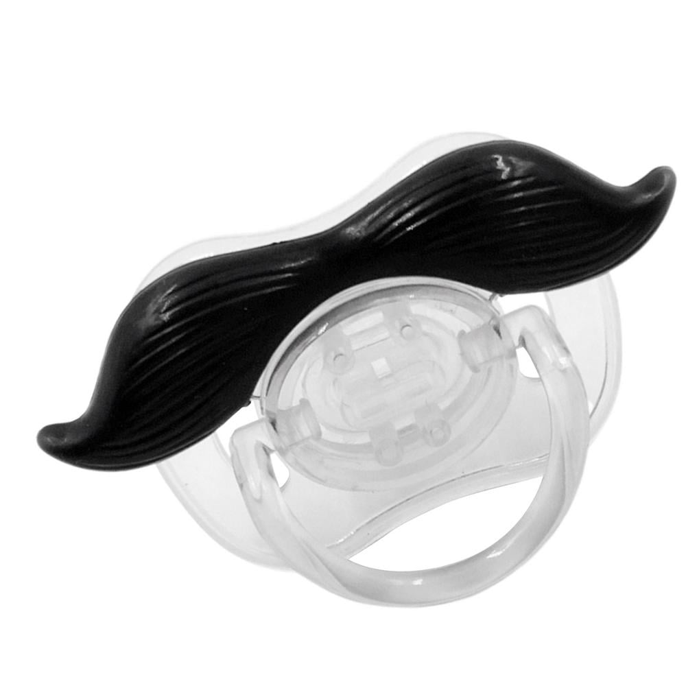 TAONMEISU Funny Pacifier Beard Funny Pacifiers for 0-6 Months Mustache ...