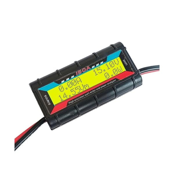 TAOOHU 150A RC Watt Meter, High Precision Power Analyzer, DC 0-60V Volt ...