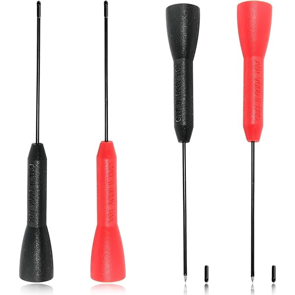TAOOHU 4 Pcs Test Probe Pins Meter Probes Needle, 600V/10A Non ...