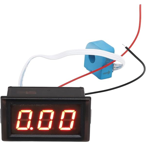 TAOOHU 50A Mini Digital Current Voltage Amp Meter with Hall Effect ...