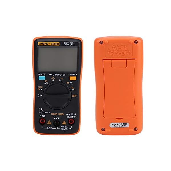 TAOOHU AN8008 True-RMS Digital Multimeter AC DC Voltage Ammeter Current ...