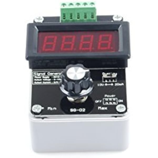 TAOOHU Adjustable Current Voltage Analog Simulator, 0-20mA Signal Generator, DC 0-10V 4-20mA ...