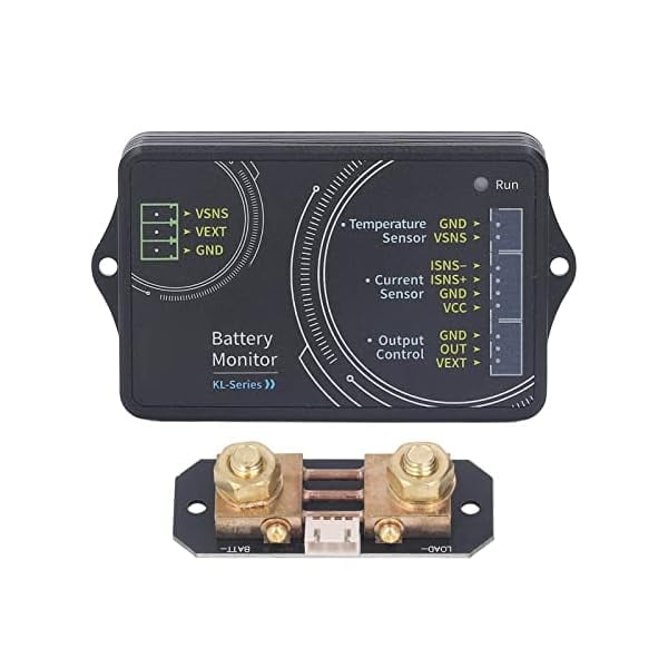 TAOOHU Battery Monitor, Bluetooth Battery Capacity Tester, 100A 0‑120V ...