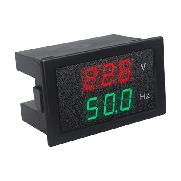 TAOOHU Digital AC Voltmeter Panel Mounting Meter AC80-300V Frequency ...