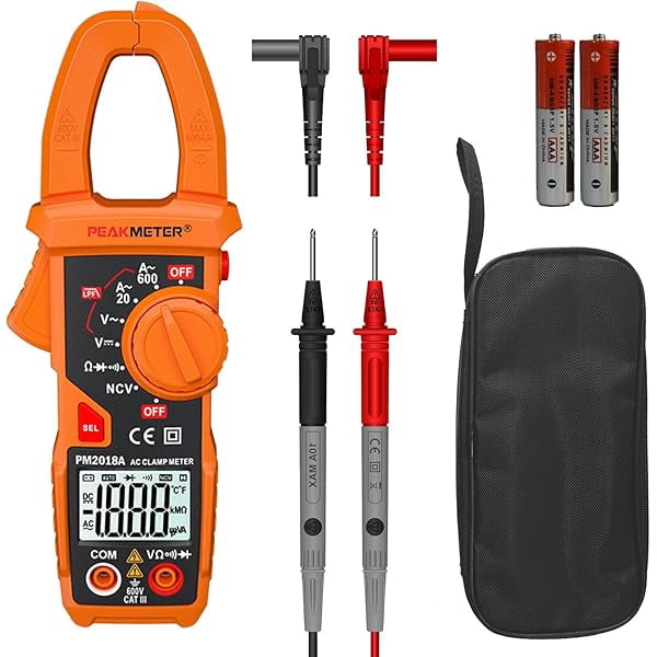 TAOOHU Digital Clamp Meter Auto-Ranging Multimeter Amp Voltage Tester ...