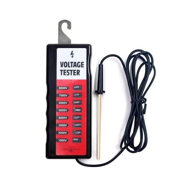TAOOHU Electric Fence Voltage Tester, Portable Fence Tester, Neon ...