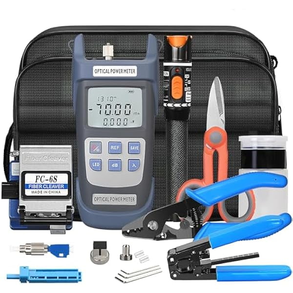 TAOOHU Fiber Termination Kit - 11 in 1 Assembly FTTH Cold Connection ...