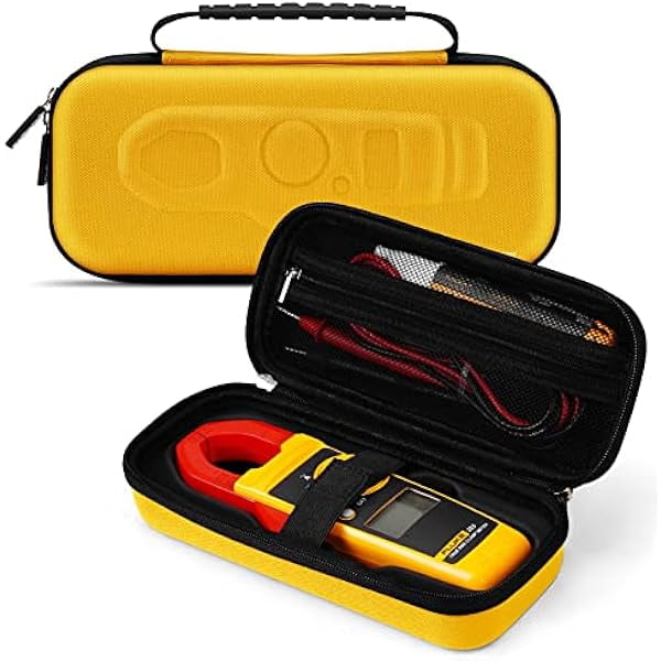 TAOOHU Hard Carrying Case for Fluke 323/324/325 Clamp Multimeter AC-DC ...