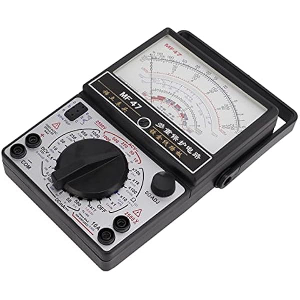 TAOOHU MF47 Multirange Analog Voltmeter, Internal Magnetic Pointer Type ...