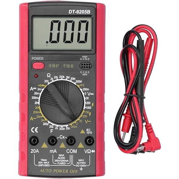 TAOOHU Multimeter,DT9205B AC/DC Digital Display Multimeter High ...