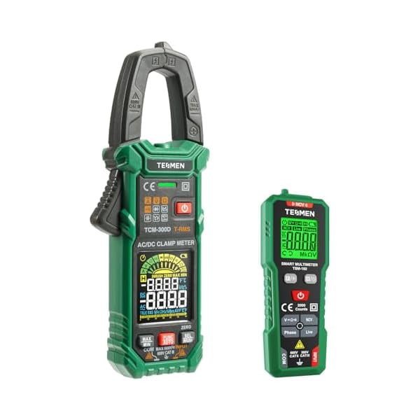 TAOOHU TCM-300D Smart Digital Clamp Meter with TSM-192 Digital ...