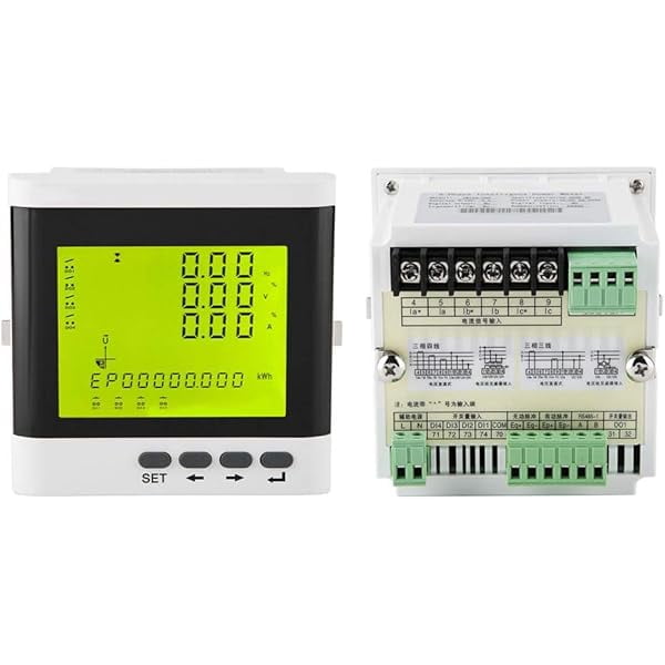 TAOOHU Three-phase Multifunctional Digital Energy Meter, High Accuracy ...