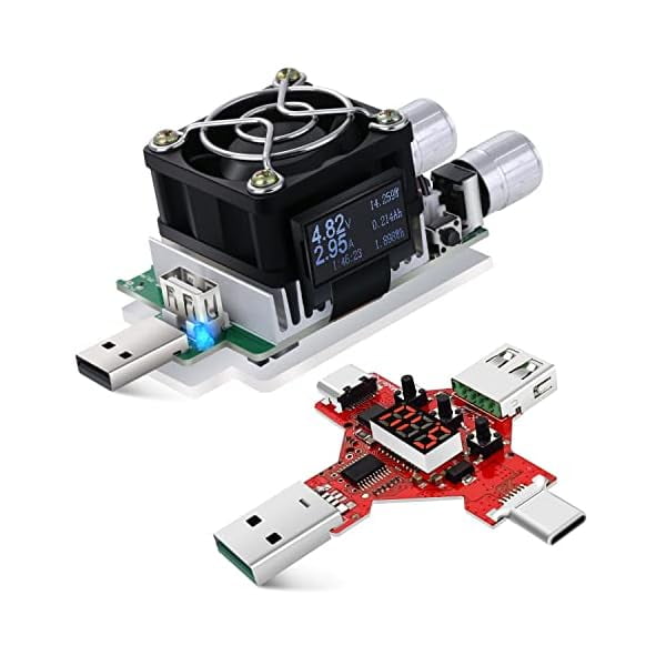 TAOOHU USB Power Meter, 35W Adjustable Constant Current Electronic USB ...