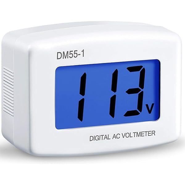 TAOOHU Voltage Test Monitor Flat US Plug AC 80-300V LCD Digital ...