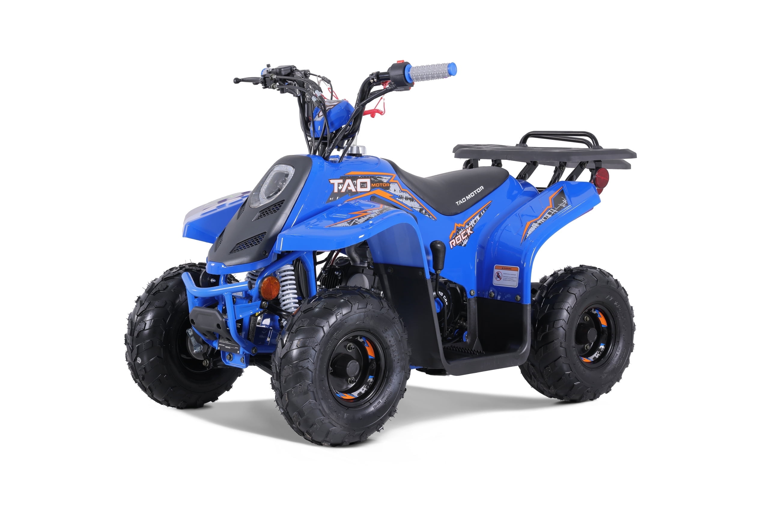 TAOTAO ROCK 110 Blue Youth Quad Powered Four Wheeler with Reverse Kids ...