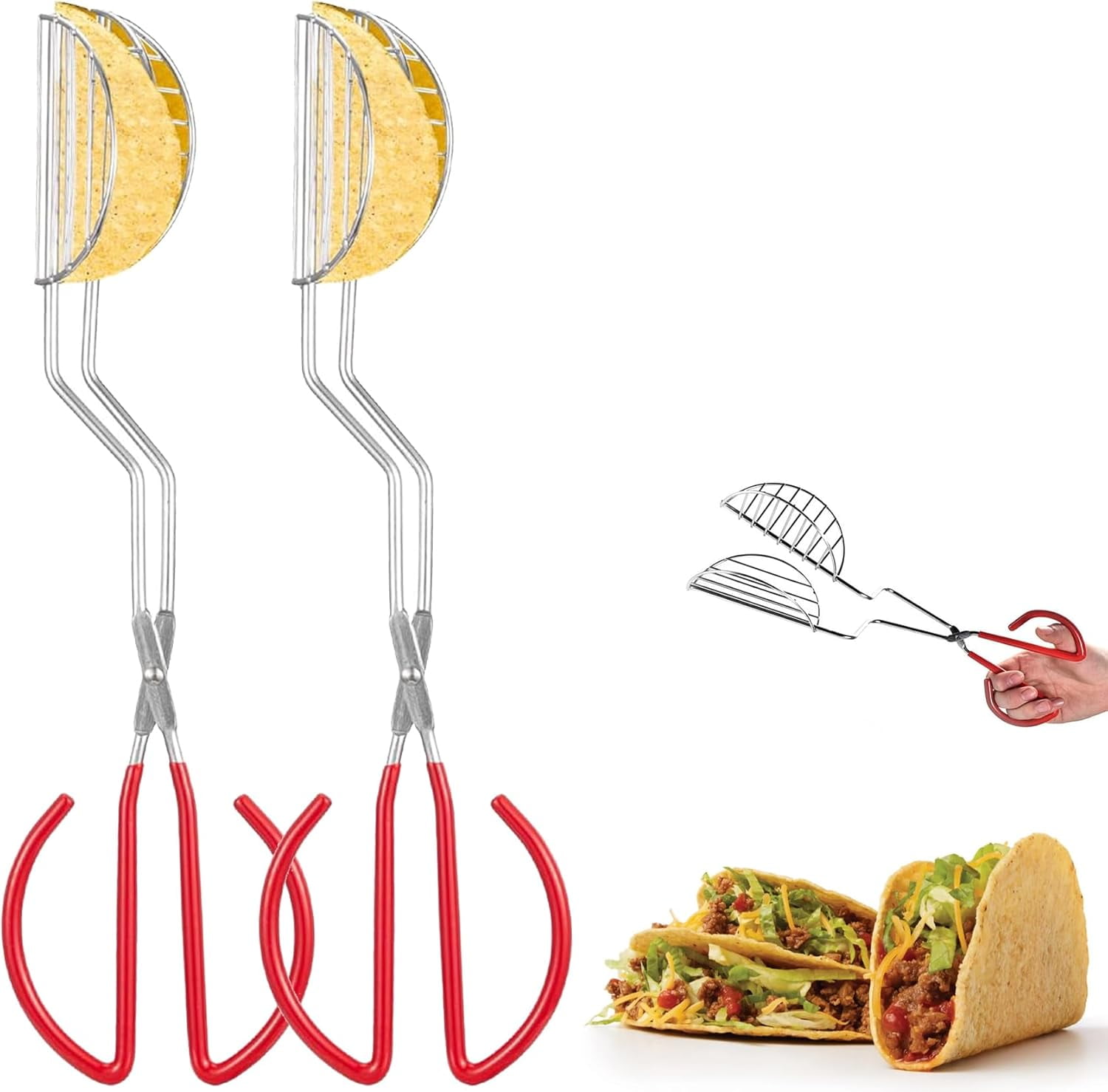 TAOYAOGIN Taco Shell Mold for Frying Taco Maker Press Fried Crisp Deep ...