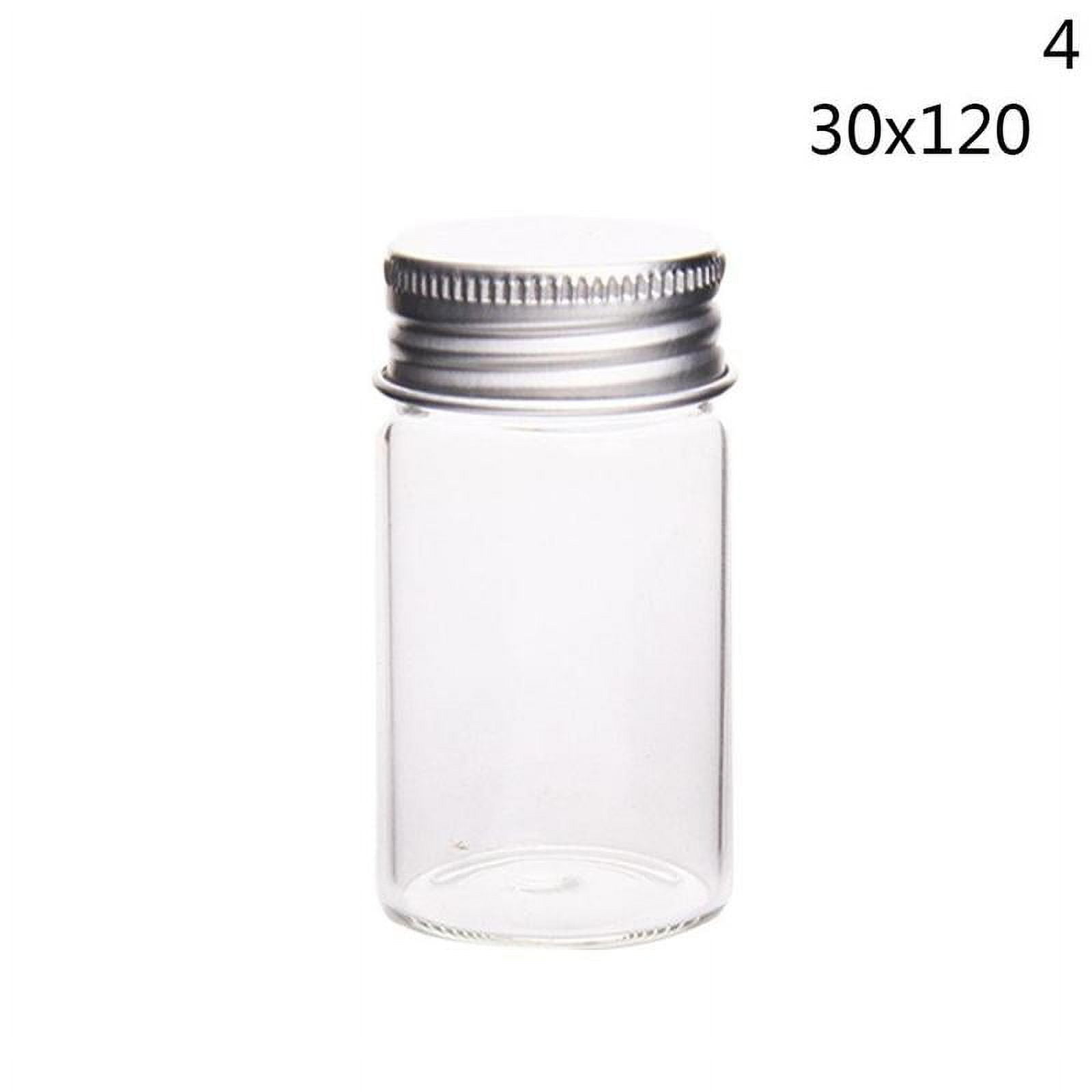 TAOYUN 1 PCS Sample Vials Transparent Small Glass Bottle Empty Jars ...