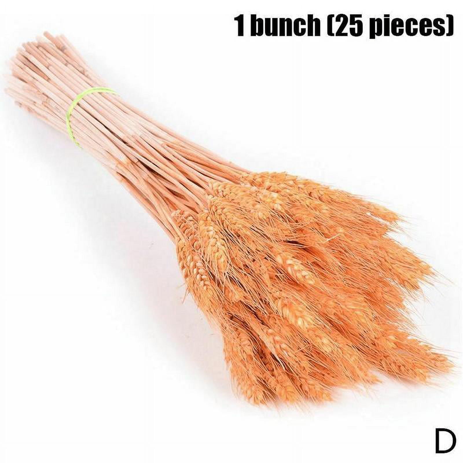 TAOYUN 25pcs/Lot Dried Stems Wheat Artificial Wheat Stalks Natural ...
