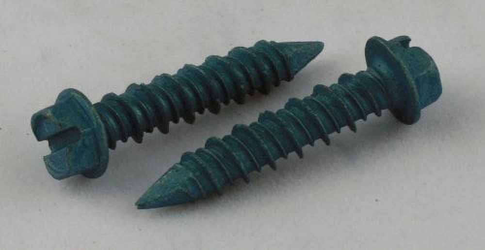 TAPCON MASONRY FASTENERS SLOTTED HEX 1/4" DIAMETER X 1-3/4" per 2 Pack - Walmart.com