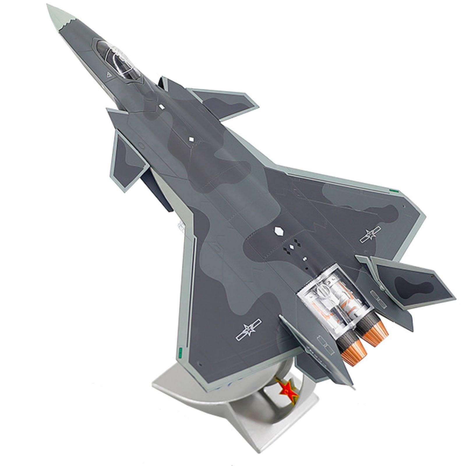 TAPDRA 1 144 Scale Chinese J-20 Fire Fang Fighter Diecast Model ...